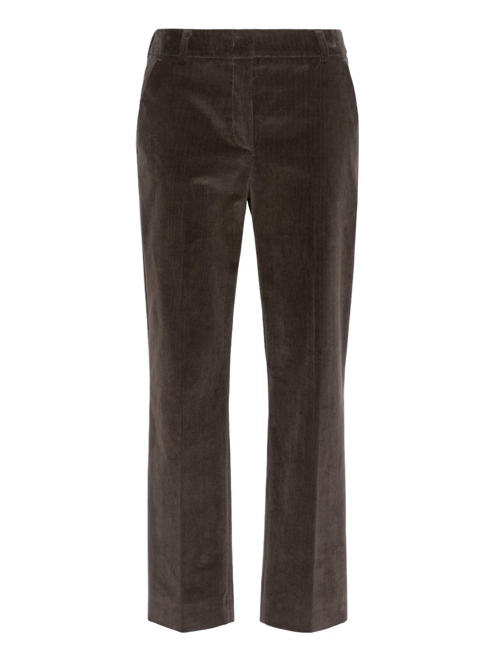 MAX MARA Max Mara Cotton Needlecord Cropped Trousers